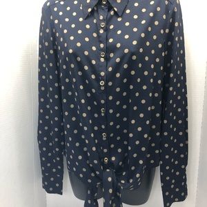 Alex Marie | Tops | Alex Marie S Navy And Gold | Poshmark